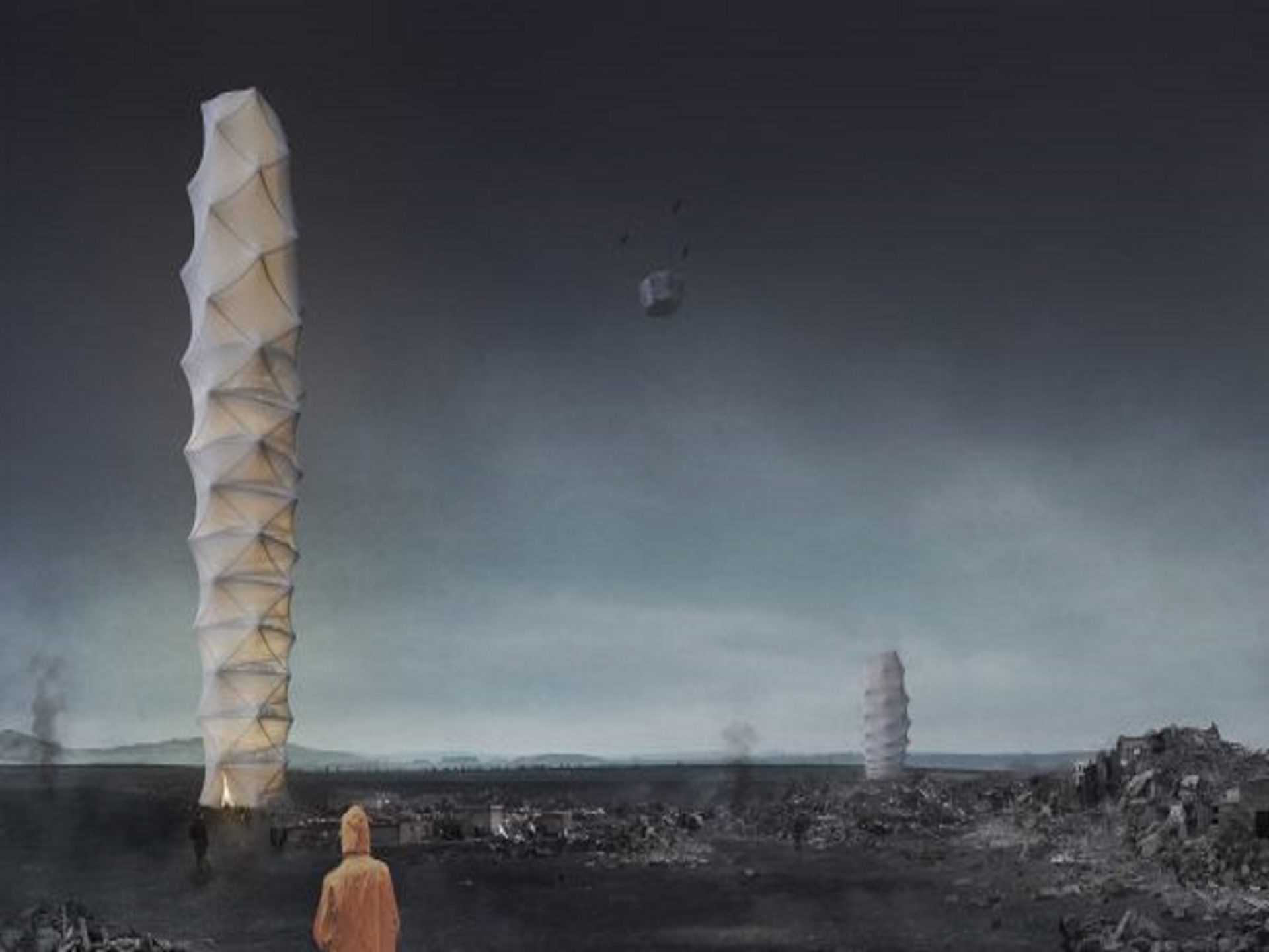 Polish designers create origami-inspired foldable skyscraper for ...