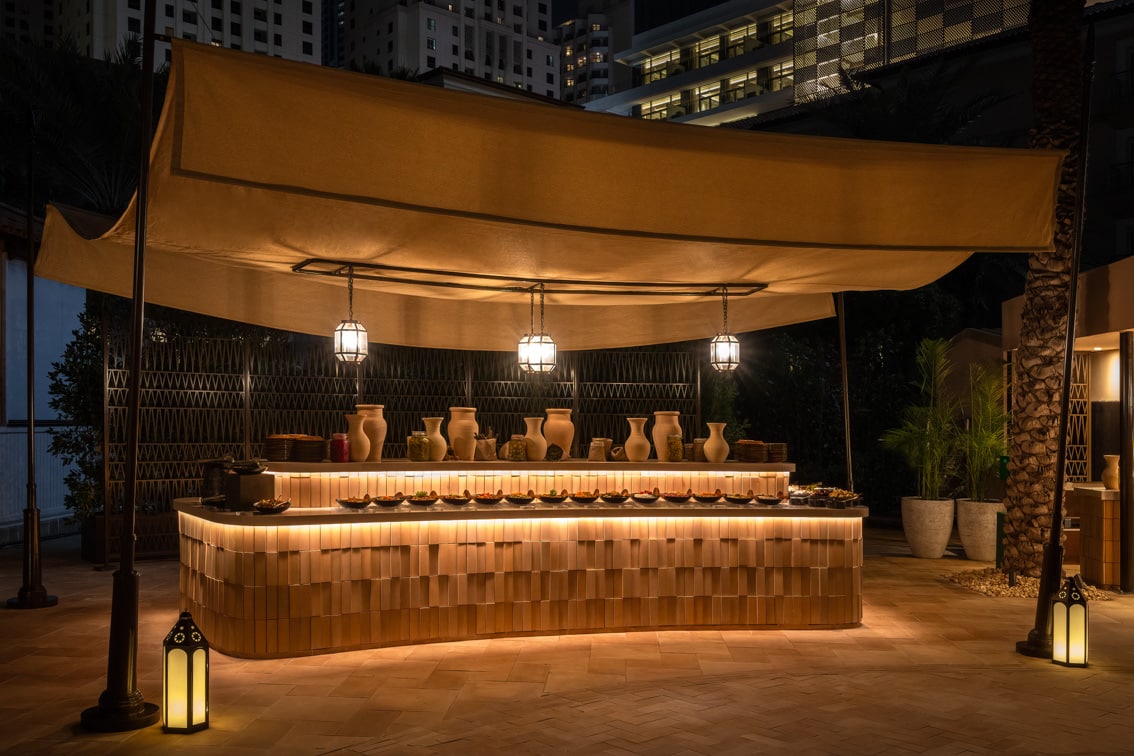 DZ Design unveils new looks for the outdoor night restaurant Amaseena ...