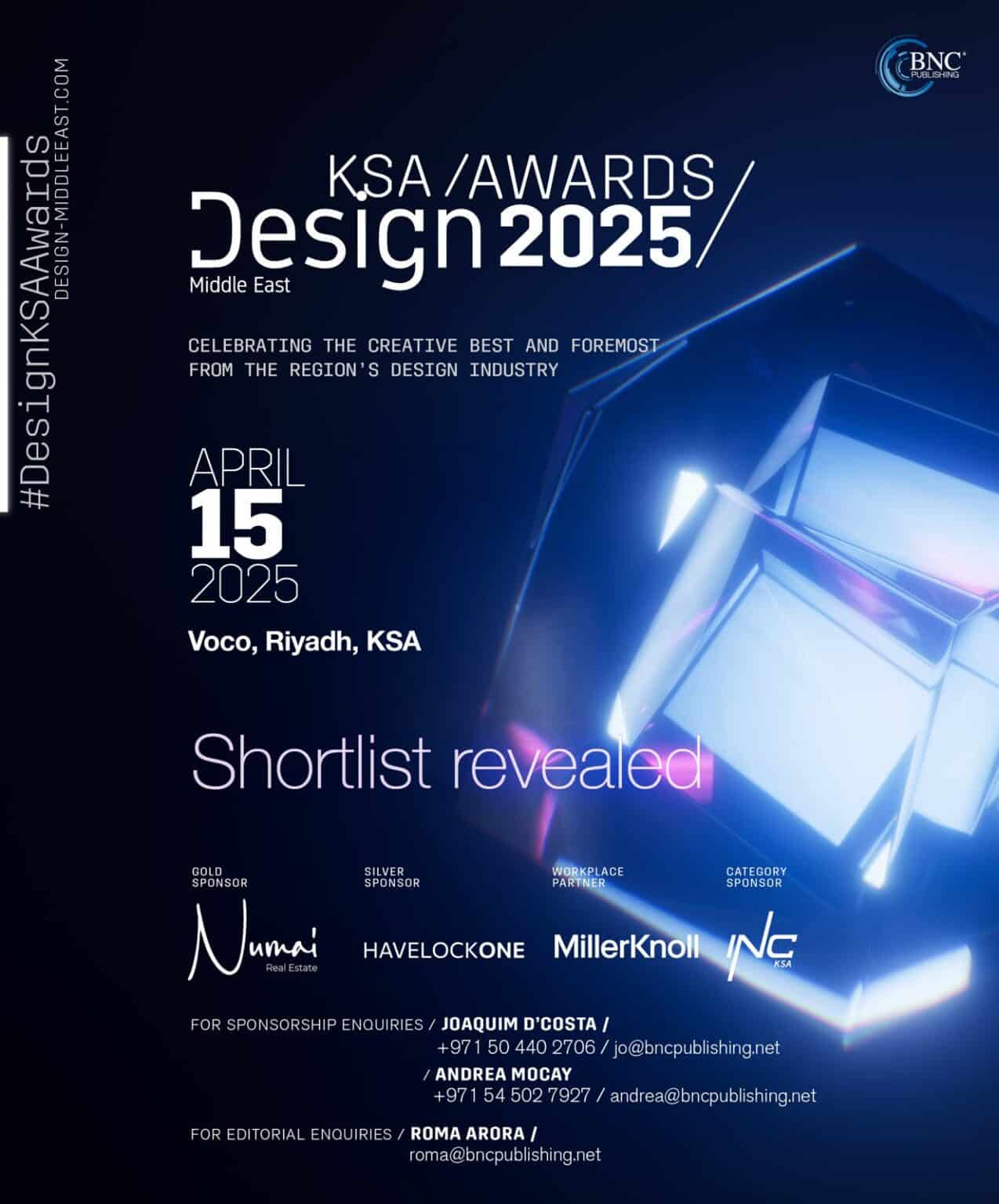 Shortlist Announced: Design Middle East Awards KSA 2025 - Design Middle ...